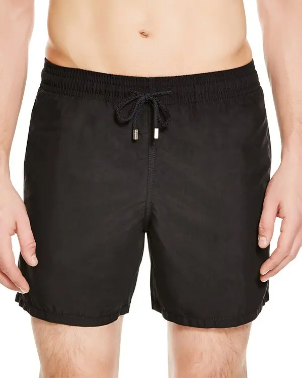 Vilebrequin Moorea Solid 6" Swim Trunks - Black