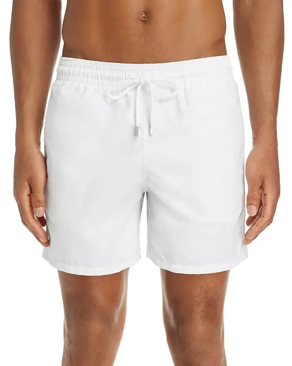 Vilebrequin Moorea Solid 6" Swim Trunks - White