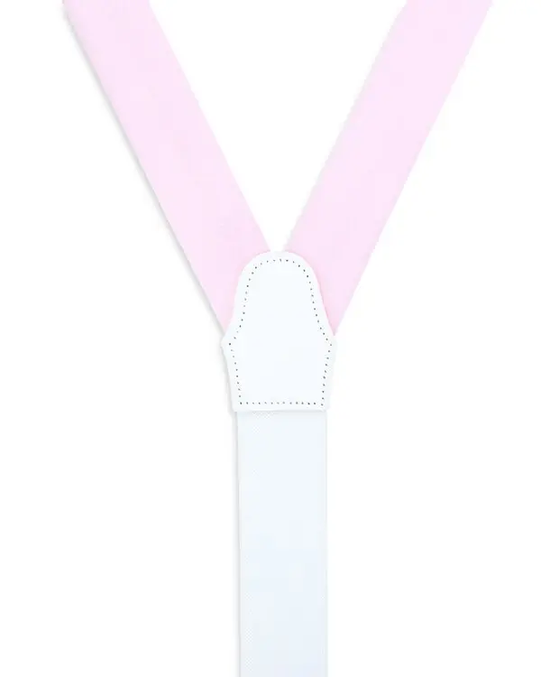 Trafalgar Formal Louisville Chambray Suspenders - Pink