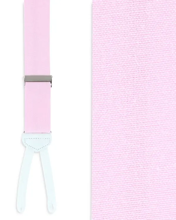 Trafalgar Formal Louisville Chambray Suspenders - Pink