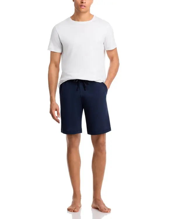 Daniel Buchler Peruvian Pima Cotton Lounge Shorts - Midnight