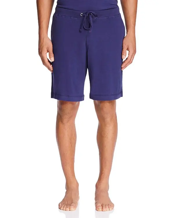 Daniel Buchler Peruvian Pima Cotton Lounge Shorts - Navy