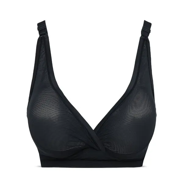 Cosabella Soiree Curvy Wireless Bralette - Black