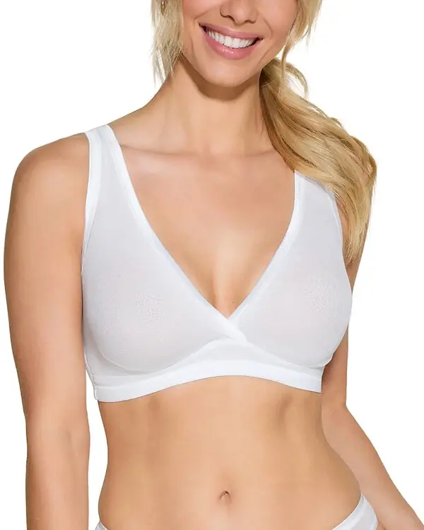 Cosabella Soire Curvy Wireless Bralette - White