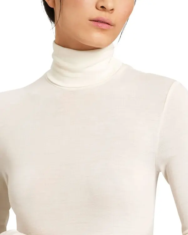 Hanro Woolen Silk Turtleneck - Cygne