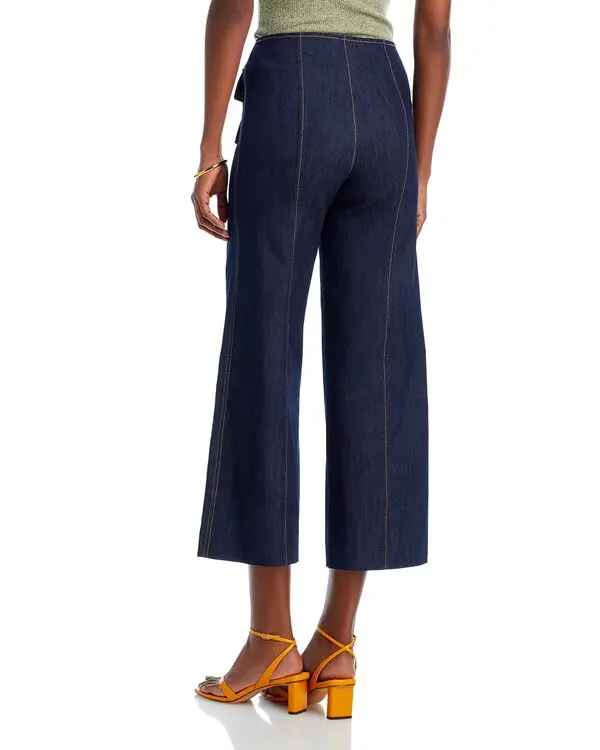 Cinq À Sept Cropped Azure Jeans