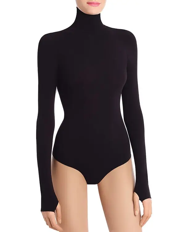 Commando Turtleneck Long Sleeve Bodysuit - Black