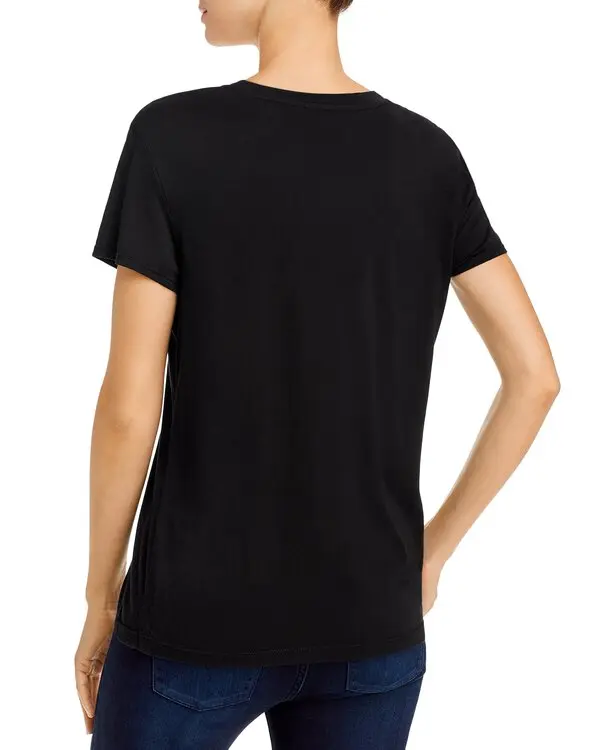 Splendid Kate V-neck Tee - Black