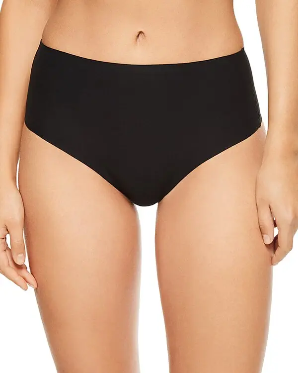 Chantelle Soft Stretch High Waist Retro Thong - Black
