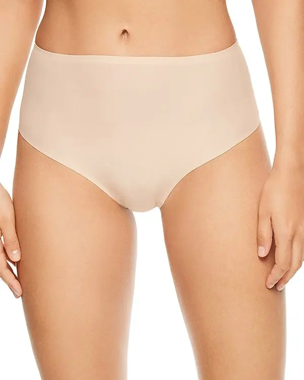Chantelle Soft Stretch High Waist Retro Thong - Ultra Nude