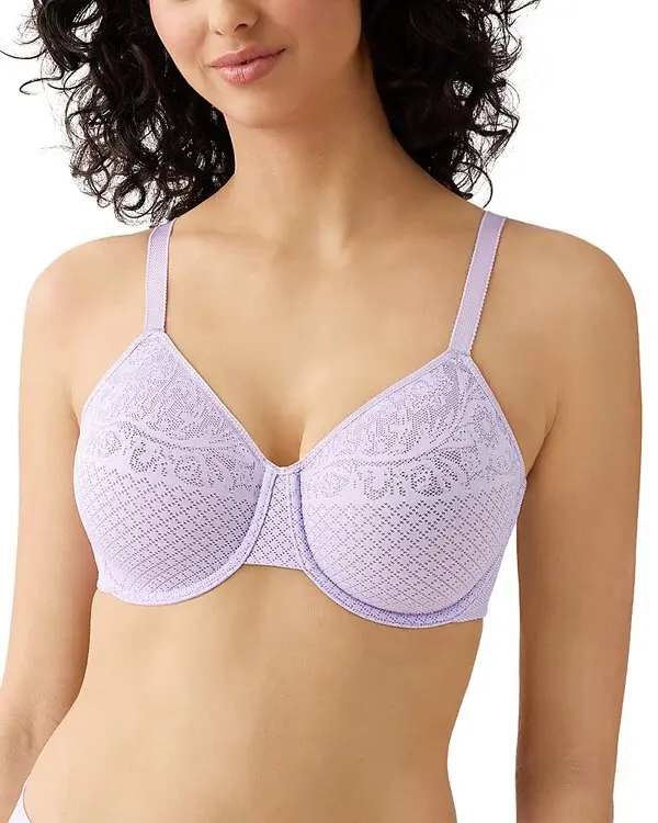 Wacoal Visual Effects Unlined Underwire Minimizer Bra - Pastel Lilac