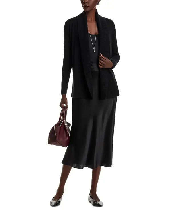 Bloomingdale'S C Shawl-collar Cashmere Cardigan - Black