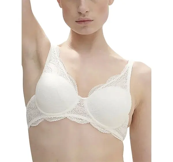 Simone Perele Karma 3d Molded Lace Spacer Bra - Ivory