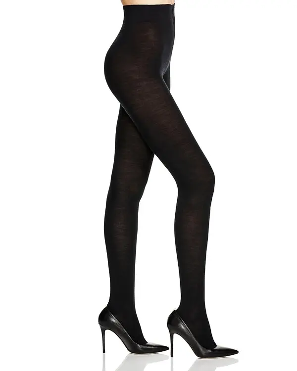 Falke Soft Merino Wool Blend Tights - Black