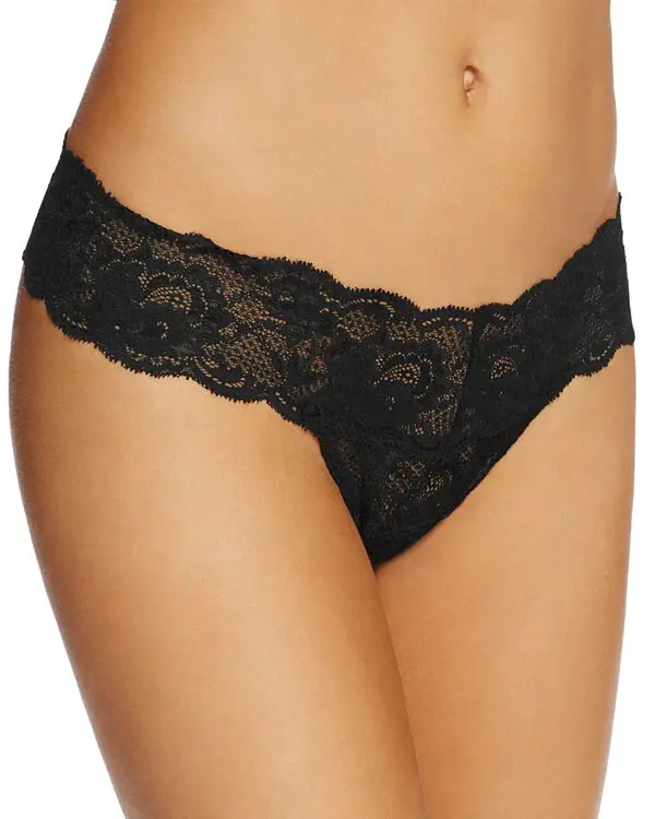 Cosabella Never Say Never Cutie Low-rise Thong - Black