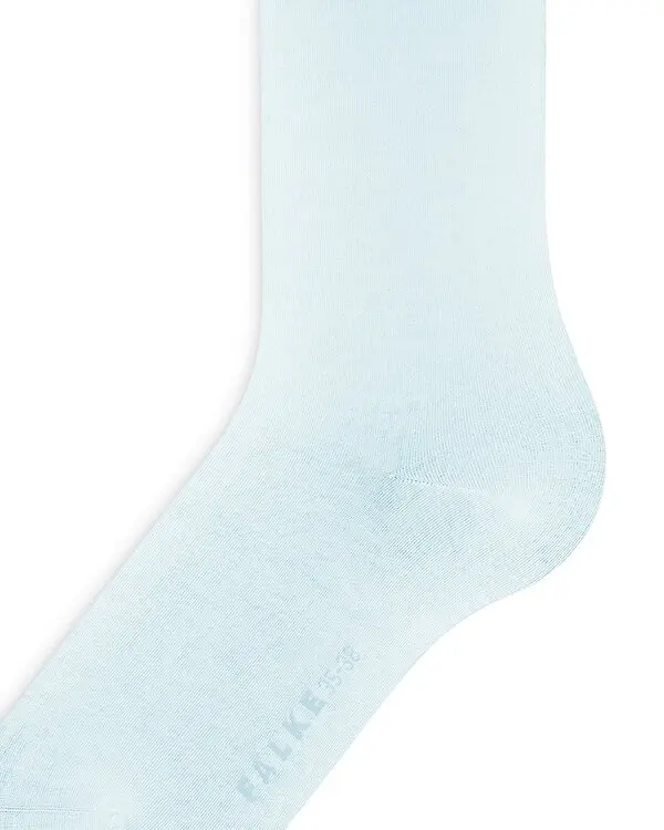Falke Cotton Touch Crew Socks - Light Blue