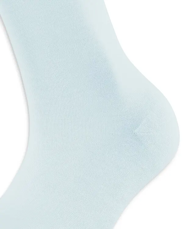 Falke Cotton Touch Crew Socks - Light Blue