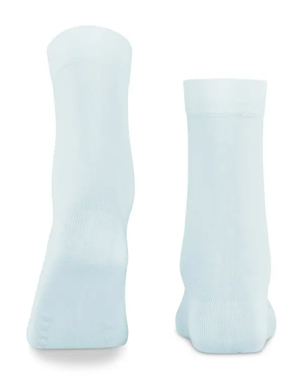 Falke Cotton Touch Crew Socks - Light Blue