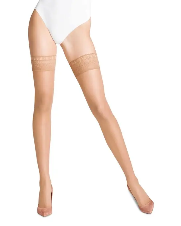 Falke Lunelle 8 Sheer Stay-up Thigh-highs - Powder