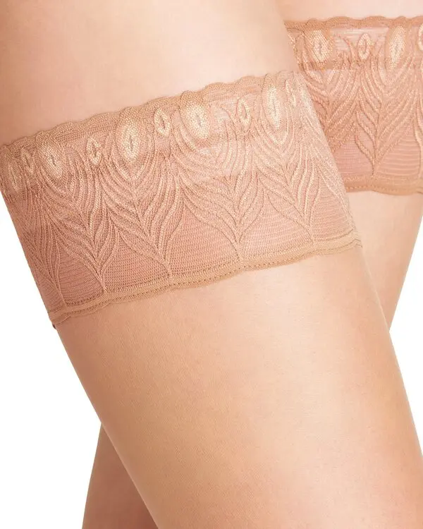 Falke Lunelle 8 Sheer Stay-up Thigh-highs - Powder