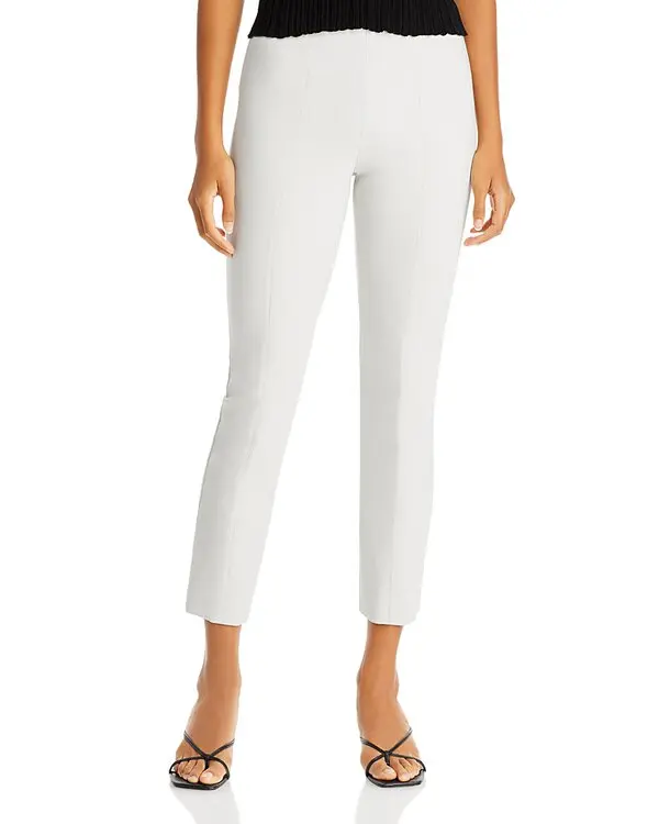 Vince Stitch Front Seamed Trousers - Gesso
