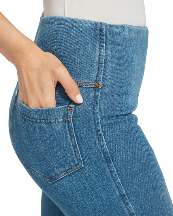 Lyssé Baby Bootcut Denim Jeans - Mid Wash
