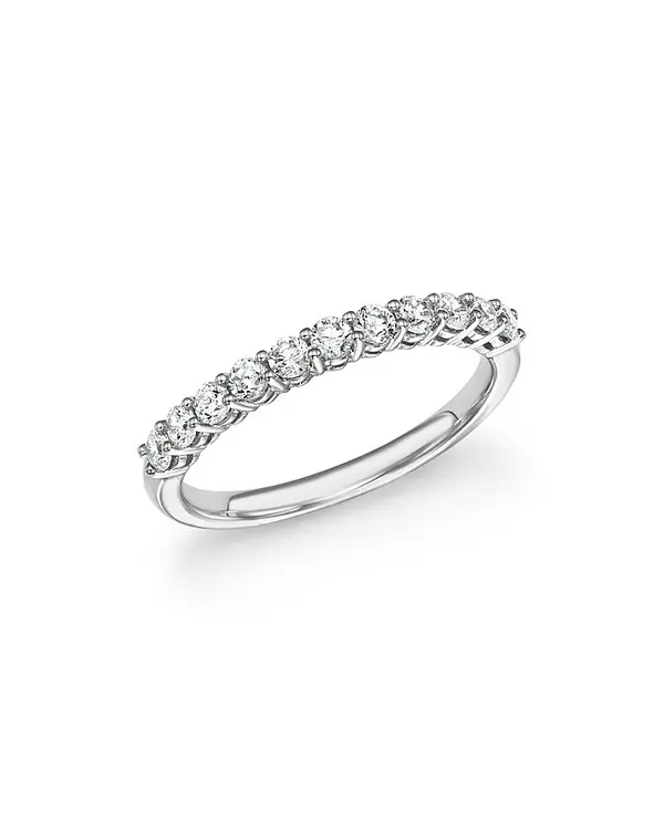 Bloomingdale'S Diamond Band In 14k Gold - White