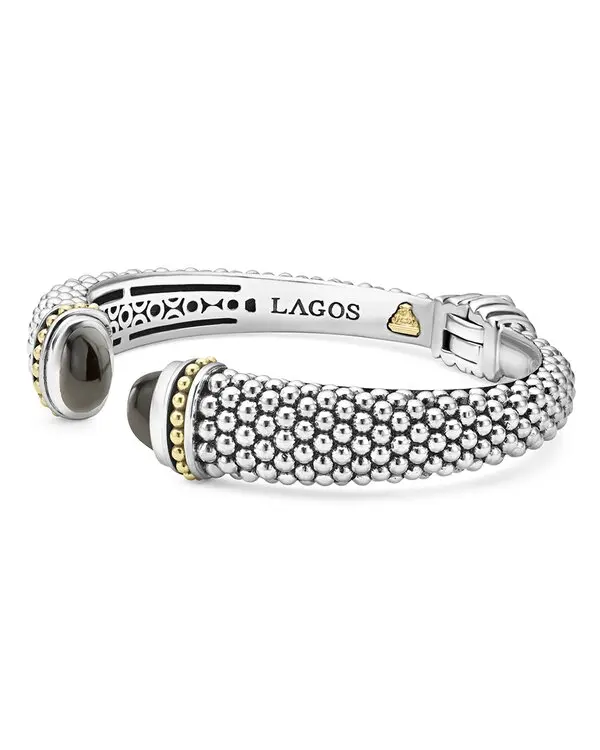 Lagos 18k Gold And Sterling Silver Rittenhouse Onyx Cuff