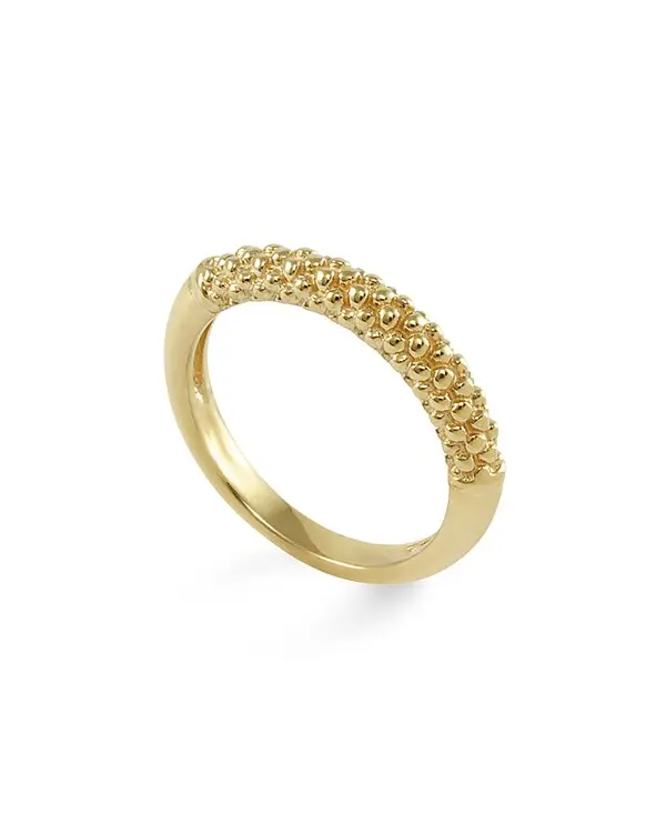 Lagos 18k Beaded Ring - Gold