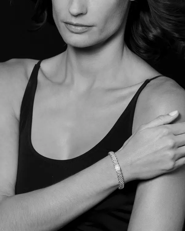 Lagos 18k Gold & Sterling Silver Diamond Lux Bracelet