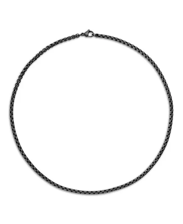 David Yurman Box Chain Necklace - Black