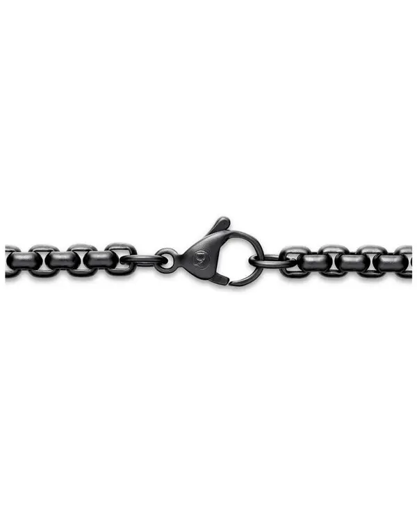 David Yurman Box Chain Necklace - Black
