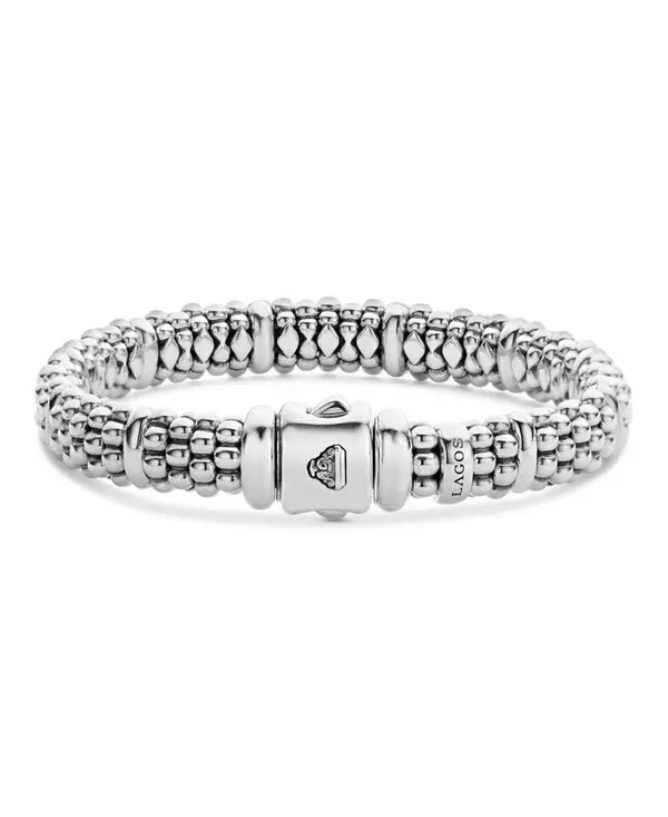 Lagos Sterling Caviar Rope Bracelet