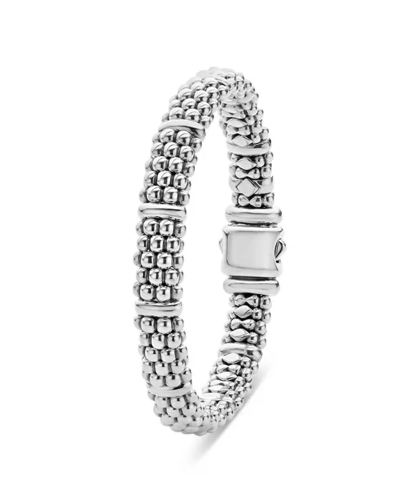 Lagos Sterling Caviar Rope Bracelet