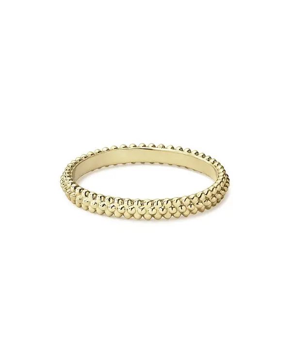 Lagos Caviar Collection 18k Stacking Ring - Gold