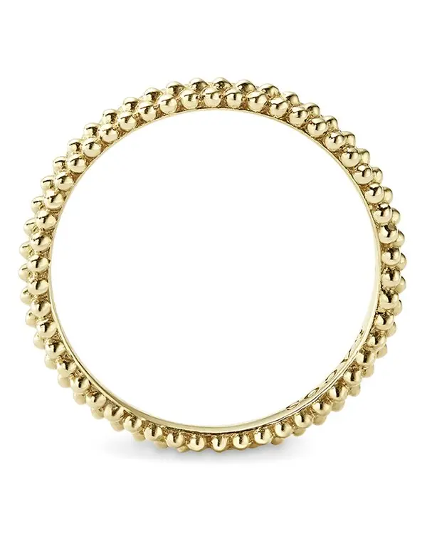 Lagos Caviar Collection 18k Stacking Ring - Gold
