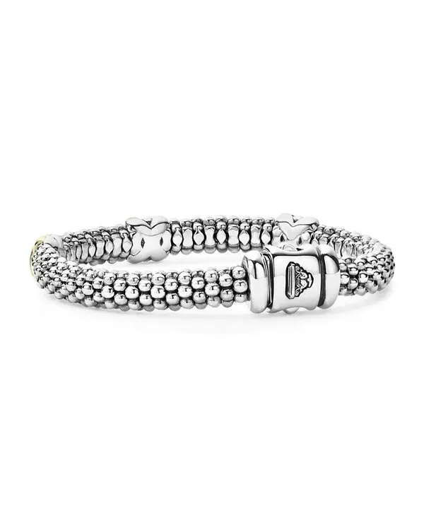 Lagos 18k Gold & Sterling Silver Embrace Rope Bracelet - Gold/silver