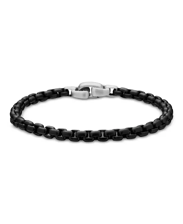 David Yurman Box Chain Bracelet - Black