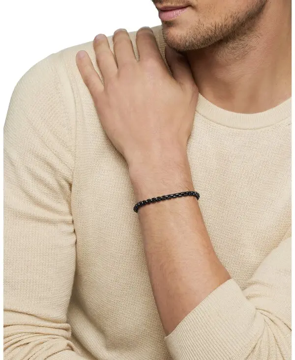 David Yurman Box Chain Bracelet - Black