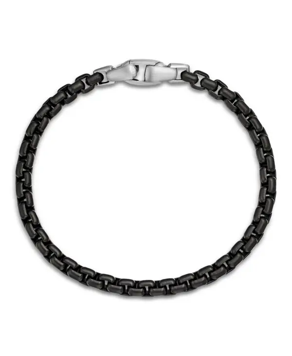 David Yurman Box Chain Bracelet - Black