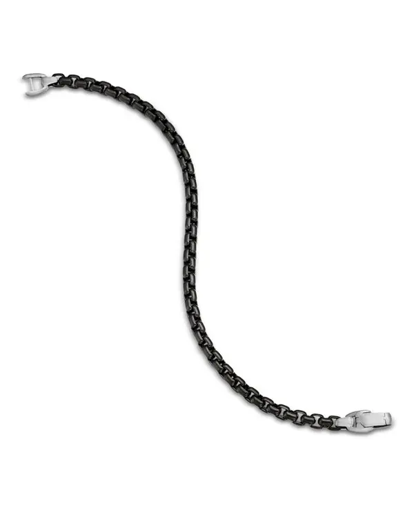 David Yurman Box Chain Bracelet - Black