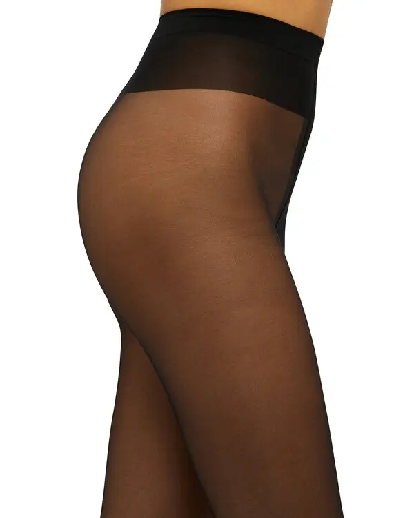 Wolford Individual 10 Sheer Tights - Black