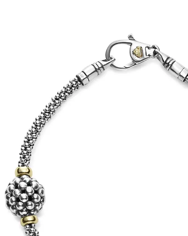 Lagos Sterling Silver Caviar Station Bracelet