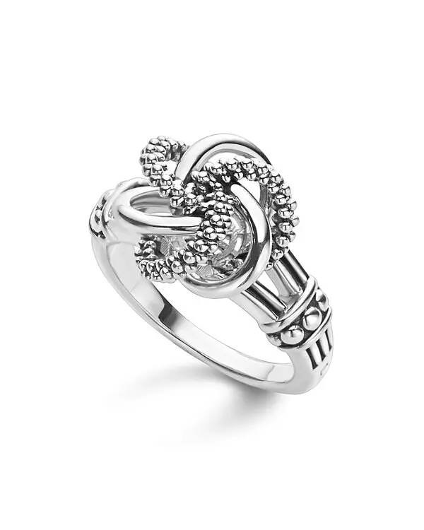 Lagos Sterling Love Knot Ring - Silver