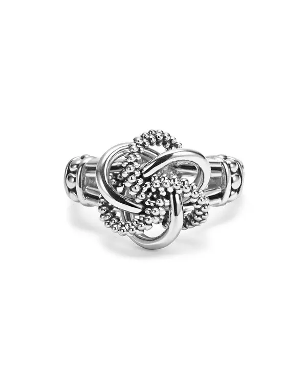 Lagos Sterling Love Knot Ring - Silver