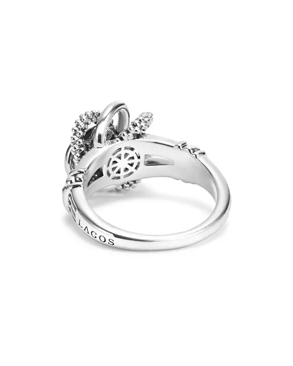 Lagos Sterling Love Knot Ring - Silver