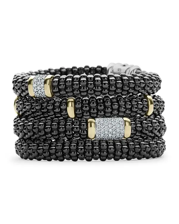 Lagos Caviar Ceramic Bracelet