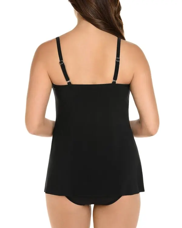 Miraclesuit So Riche Marina Tankini Top - Black