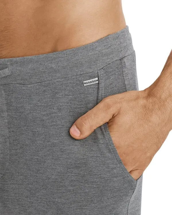 Hanro Casual Drawstring Shorts - Stone Melange