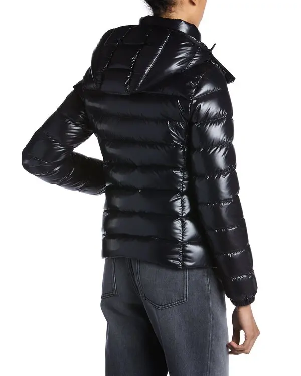 Moncler Bady Slim Short Down Jacket - Black Shine